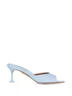 AQUAZZURA Bisous Mules 65 - Blue