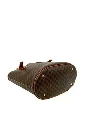 Celine 1996 Macadam Coated Canvas Tote Bag