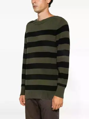 KIKO KOSTADINOV Striped Boat-neck Sweater