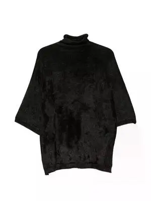 SEMICOUTURE Half-sleeve Roll Neck Sweater