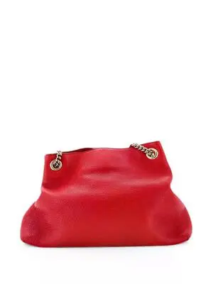 Gucci Soho Chain Strap Leather Medium Shoulder Bag - Red