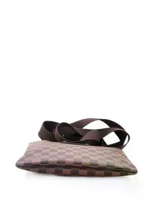 LOUIS VUITTON Brooklyn Pochette Plate Damier Crossbody Bag