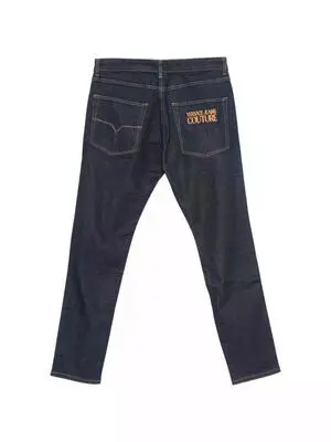 Versace Belt-loops Jeans - Blue