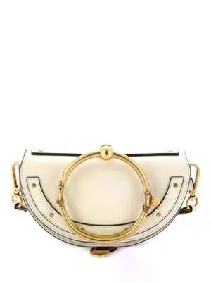 Chloé Nile Leather Mini Crossbody Bag - Neutrals