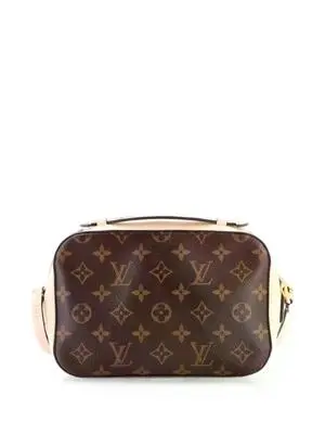 LOUIS VUITTON Saintonge Handbag Monogram Canvas With Leather Crossbody Bag - Neutrals