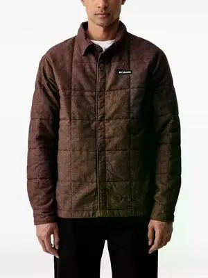 Columbia Quilted Shirt Jacket - Brown