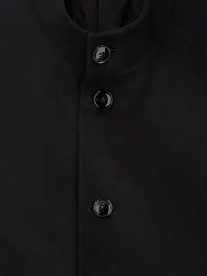 Giorgio Armani Mandarin-collar Virgin Wool Jacket