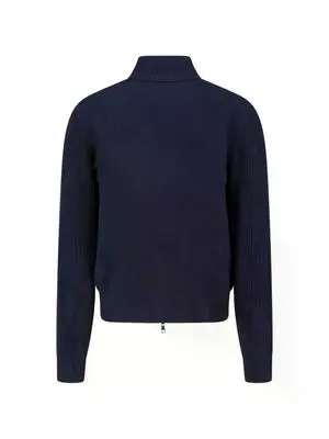 Moncler Wool & Cashmere Zip-up Cardigan