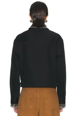 Acne Studios Odossa Twill Trench Jacket - Black