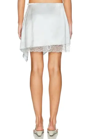 Acne Studios Inouki Mini Skirt - Ice Blue