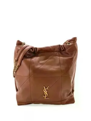 Saint Laurent Jamie 4.3 Pochon Quilted Leather Shoulder Bag - Brown