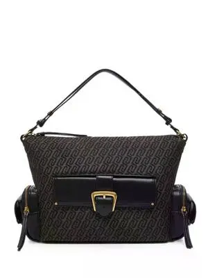 Liu Jo Medium Monogram Shoulder Bag - Brown