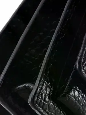 Saint Laurent Sunset Crocodile Embossed Leather Medium Crossbody Bag