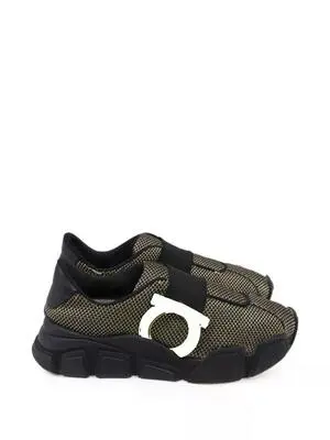 FERRAGAMO Monster Gancini Sneakers - Yellow