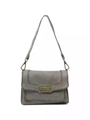 CAMPOMAGGI Agnese Leather Shoulder Bag - Grey
