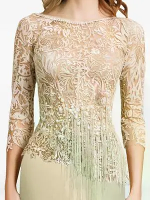 GEMY MAALOUF Silk Maxi Skirt