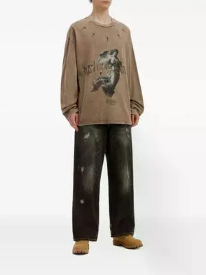 FIVE CM Graphic-print Long-sleeve T-shirt