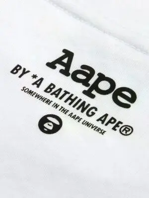 AAPE BY *A BATHING APE Camouflage-print Logo-print T-shirt