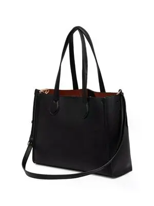 TWINSET Textured Logo-plaque Tote Bag