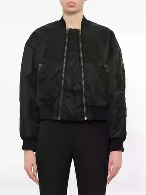 Kenzo Logo-patch Zip-up Jacket - Black