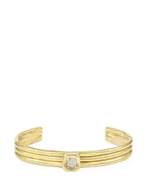 RENE BARNES The Classic Diamond Cuff Bracelet - Gold