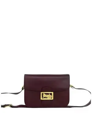Celine 1990-2010 Leather Carriage Crossbody Bag