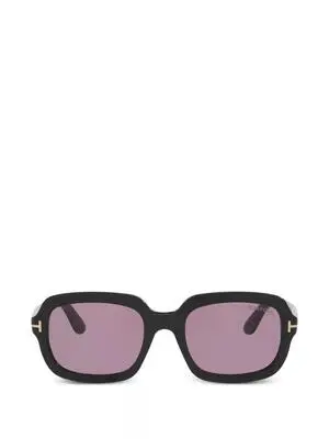 TOM FORD TOM FORD Eyewear Black Square Frame Sunglasses Black