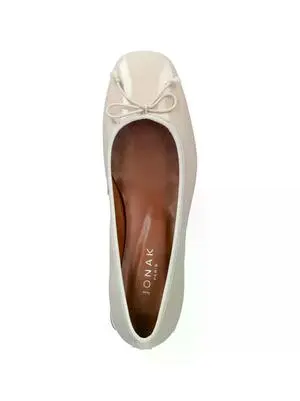 JONAK PARIS Dybil Patent Finish Pumps With Bow Detailing
