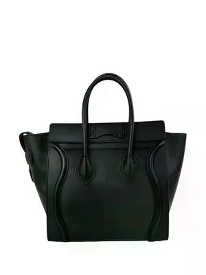 Celine 2018 Micro Smooth Calfskin Luggage Tote Bag
