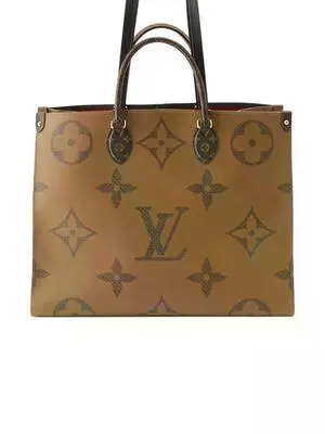 LOUIS VUITTON 2021-2026 Monogram Reverse Giant Onthego Gm Satchel