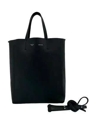 Celine 2015 Small Grained Calfskin Vertical Cabas Satchel - Black