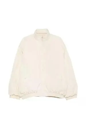 LAMRONS Zip-up High-neck Jacket With Drop Shoulder And Elasticated Details