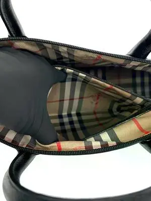 Burberry 20th Century Leather Satchel