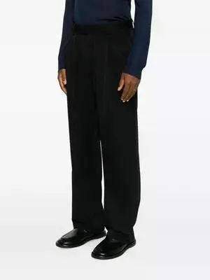Karl Lagerfeld Pleated Logo-patch Trousers