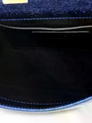 Saint Laurent Classic Monogram Glitter Leather Small Crossbody Bag