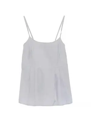 Peserico Pleated Top - Grey