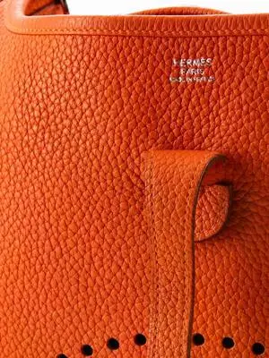 Hermès Evelyne Bag Gen Iii Clemence Pm Crossbody Bag - Orange