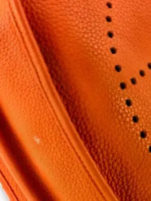 Hermès Evelyne Bag Gen Iii Clemence Pm Crossbody Bag - Orange