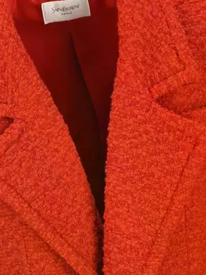 Saint Laurent Single-breasted Jacket In Tweed