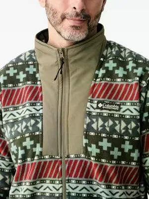 Columbia Geometric-print Zip-up Sweatshirt