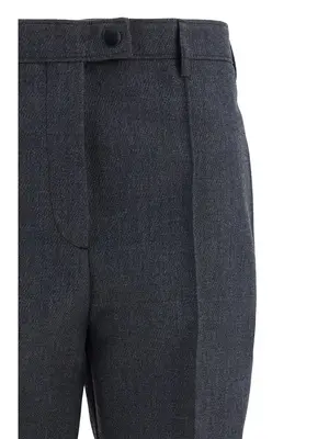 Prada High-waist Skinny Cut Trousers