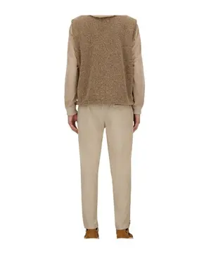 Herno Resort Vest In Cashmere-feel Flannel