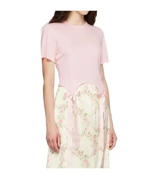 Simone Rocha Bow Tail Easy T-shirt