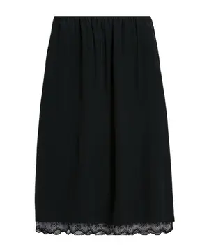 Simone Rocha Lace-trimmed Midi Skirt - Black