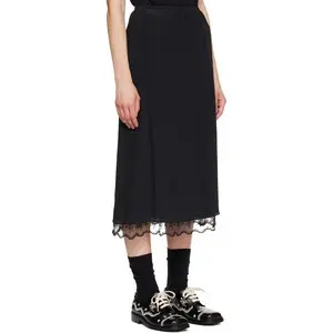Simone Rocha Lace-trimmed Midi Skirt