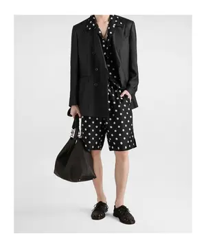 Dolce & Gabbana Polka Dot-print Silk Twill Shirt