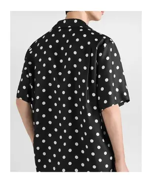 Dolce & Gabbana Polka Dot-print Silk Twill Shirt
