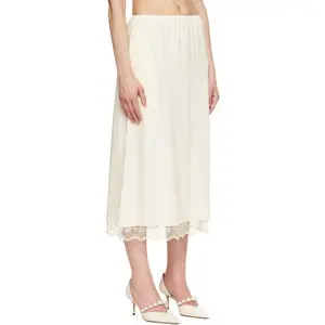 Simone Rocha Lace-trimmed Midi Skirt