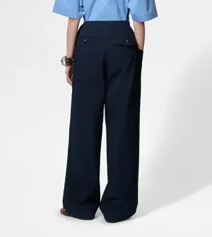 TOD'S Drawstring Poplin Trousers