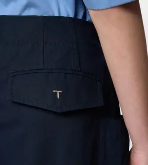 TOD'S Drawstring Poplin Trousers
